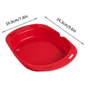 KUYYFDS Omelet Maker Microwave Omelette Egg Maker Silicone Omelette Tool Non Stick Roll Baking Pan Kitchenware Red Egg Poachers