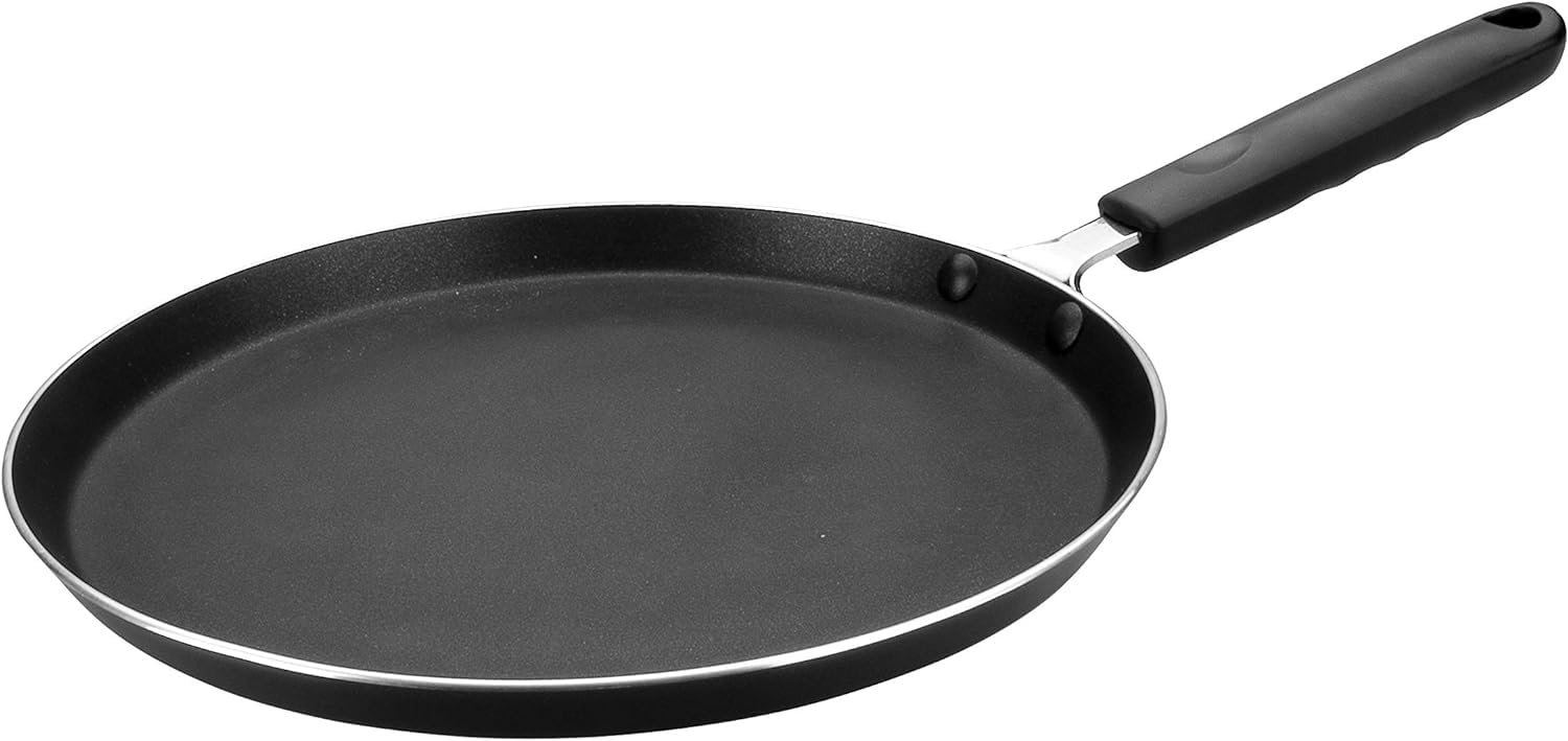 IBILI Crepe Pan Nonstick for Crepes, Tortillas, Crispy Pancake - with Bakelite Handle, Dosa Pan Non-Stick - Made in Spain (20 cm / 7.8 Inch)