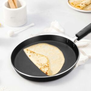 IBILI Crepe Pan Nonstick for Crepes, Tortillas, Crispy Pancake - with Bakelite Handle, Dosa Pan Non-Stick - Made in Spain (20 cm / 7.8 Inch)