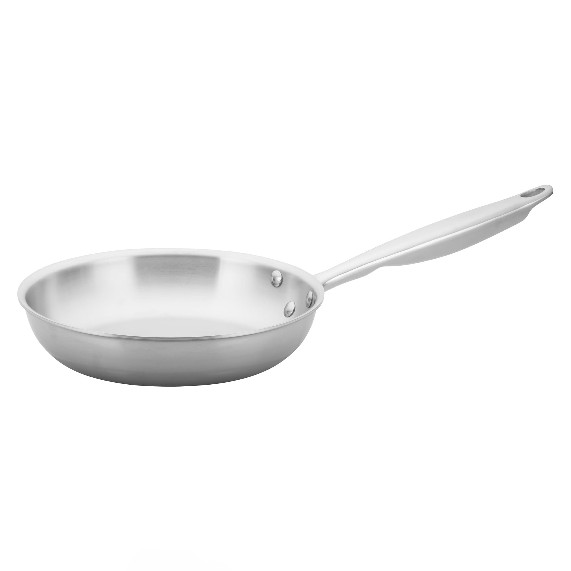 WINCO Tri-Ply Frying Pan, Silver