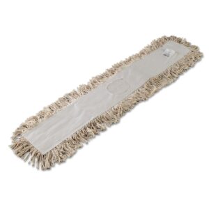 Boardwalk BWK1036 36 in. x 3 in. Cotton Dust Mop Head - White