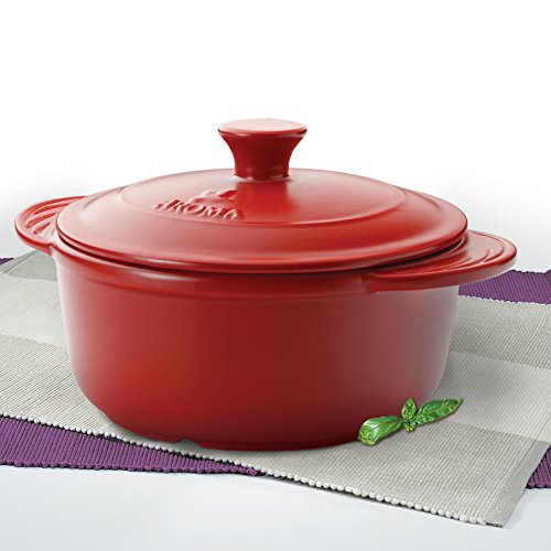 Aroma Housewares DoveWare Stew Pot, Ruby Red