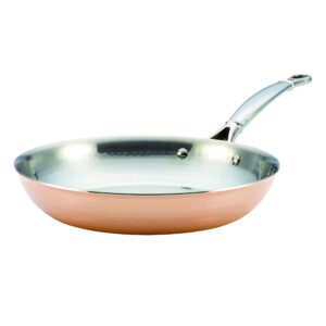 ruffoni symphonia cupra frying pan / fry pan / skillet - 10.25 inch, brown