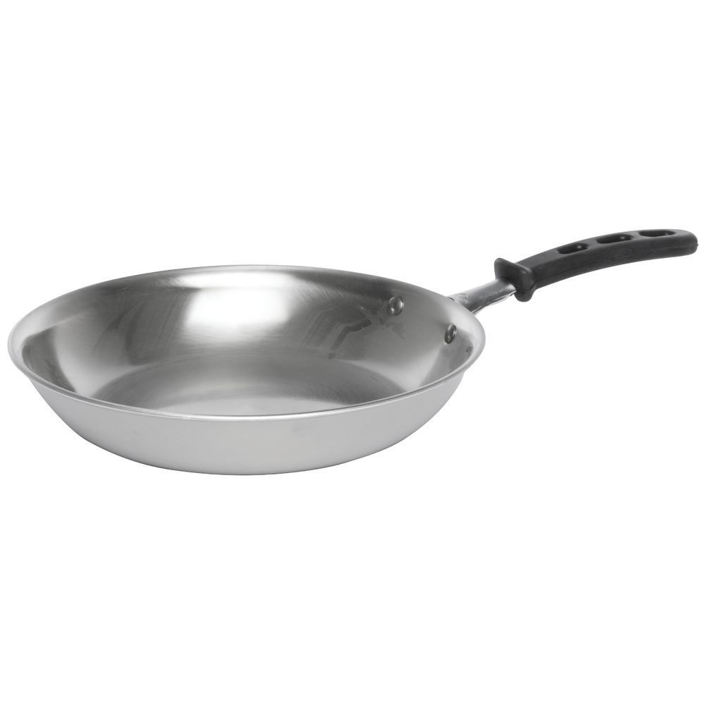 Vollrath 69810 Tribute Natural Finish Fry Pan with Silicone-Coated Handle, 10 Inch