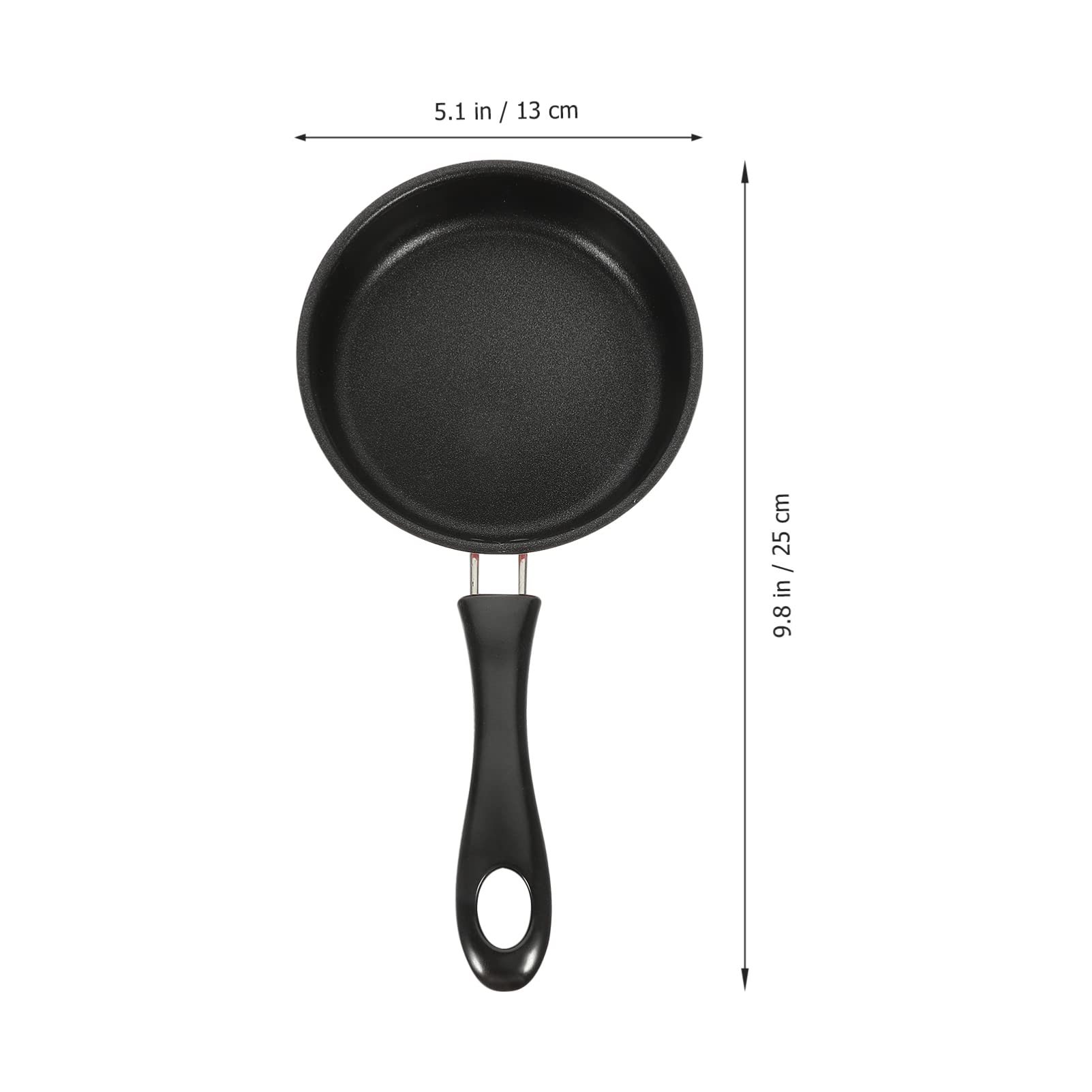 Hemoton Stainless Steel Frying Pan Nonstick Frying Pan Omelette Pan Mini Egg Pan Rolled Pancake Pan Stainless Steel Cookware for Home Kitchen Cooking 25cm Stainless Steel Grill Set