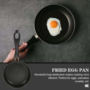 Hemoton Stainless Steel Frying Pan Nonstick Frying Pan Omelette Pan Mini Egg Pan Rolled Pancake Pan Stainless Steel Cookware for Home Kitchen Cooking 25cm Stainless Steel Grill Set