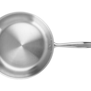 WINCO Tri-Ply Frying Pan, Silver