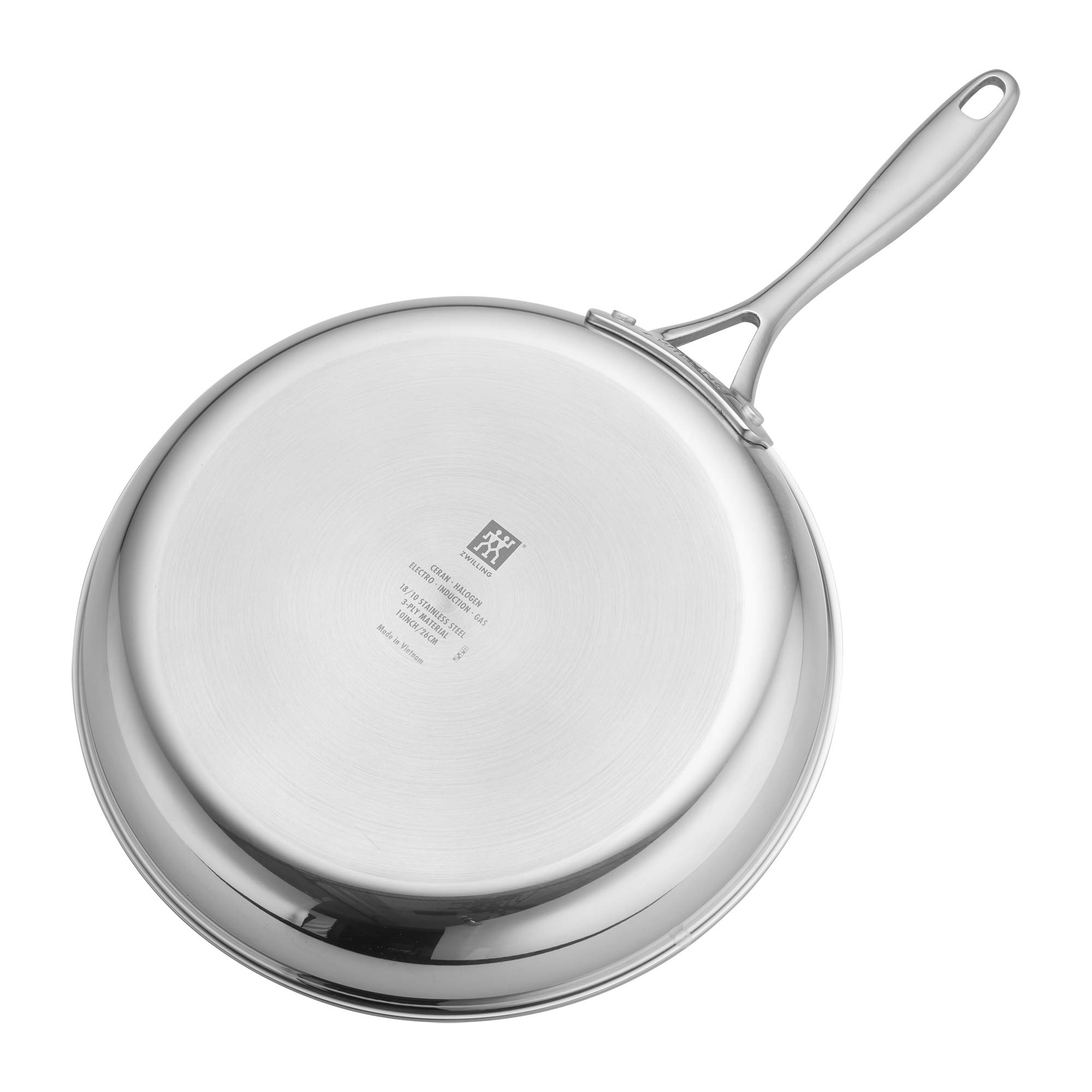 ZWILLING Clad CFX 10-inch Stainless Steel Ceramic Nonstick Fry Pan