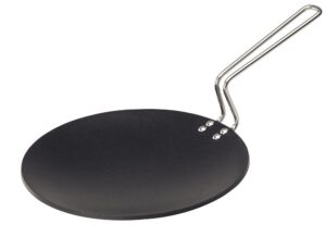 futura q50/nt26x tava griddle, 10 inch 4.88mm thick, black