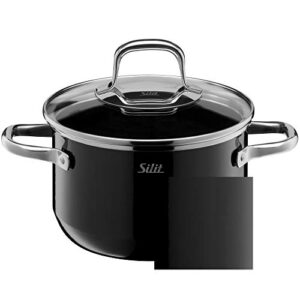 Silit Elegance Line Kochtopf mit Glasdeckel 16 cm Stewing pot 1.3 l, 1,3l, 16cm