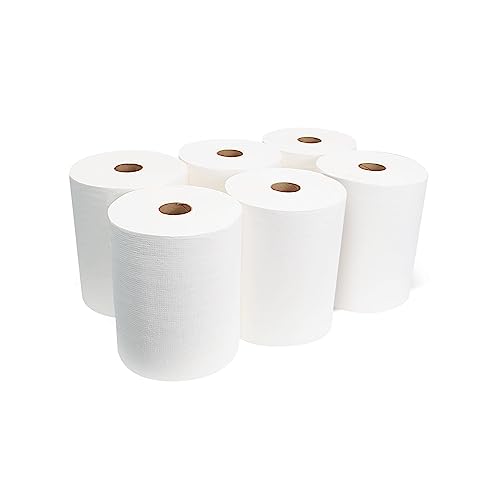 Morcon Paper VT8010 Hardwound TAD Roll Towels, 10-Inch x 700 ft, White, 6/Carton