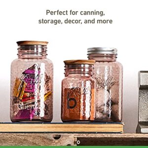 Ball Jar Rose Vintage Regular Mouth Quart Canning Jars, 4-Pack, 4 Pack