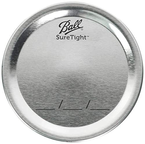 Ball Mouth Mason Jar Canning Lids 8 Dozen, Silver