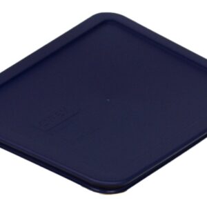 Pyrex Blue 6-cup RECTANGULAR Plastic Cover 7211-PC, 2 pack