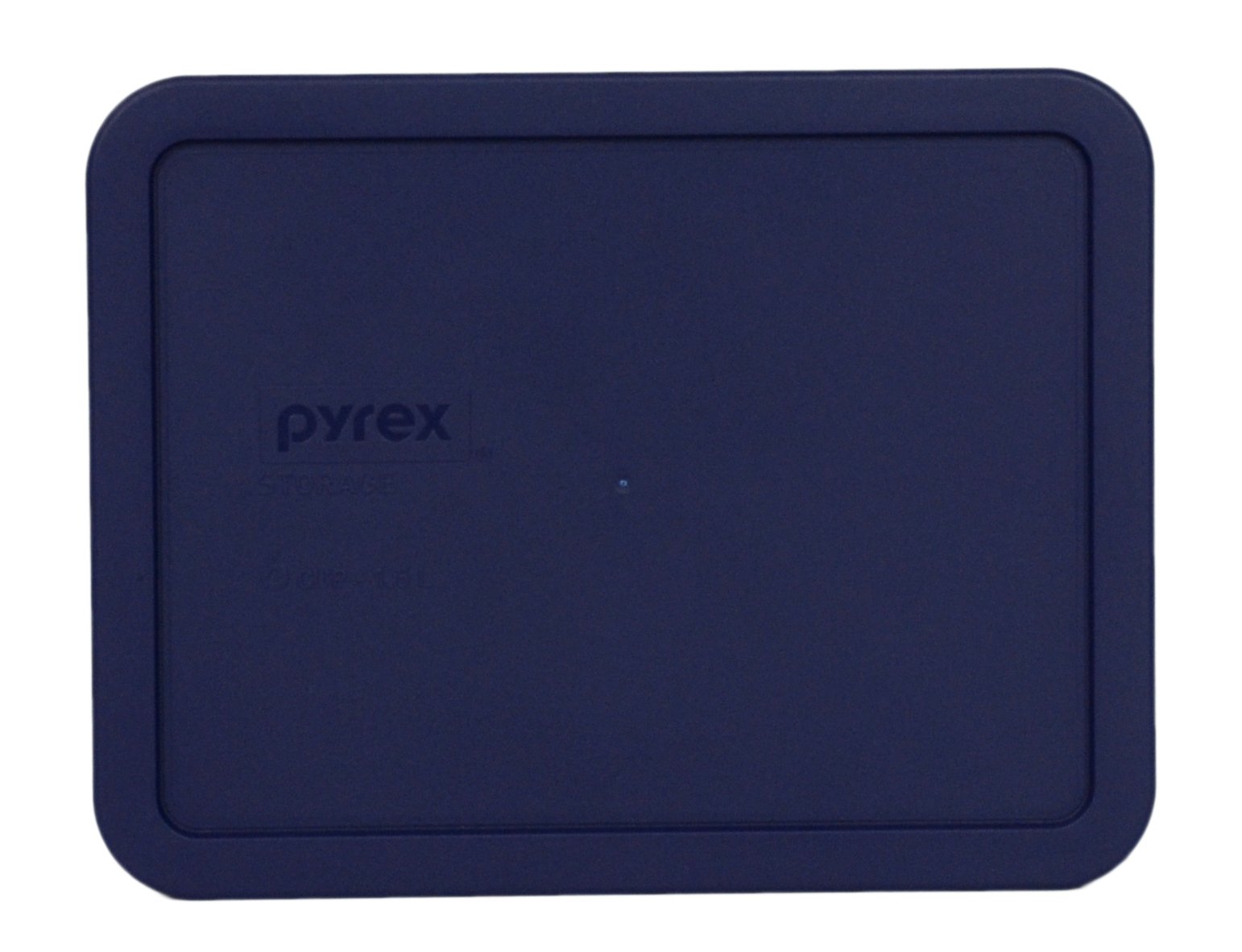 Pyrex Blue 6-cup RECTANGULAR Plastic Cover 7211-PC, 2 pack