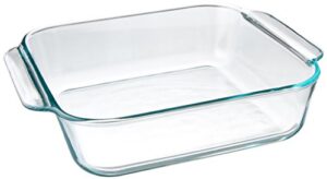 pyrex 222 basics square glass baking dish (8in x 8in x 2.5in)