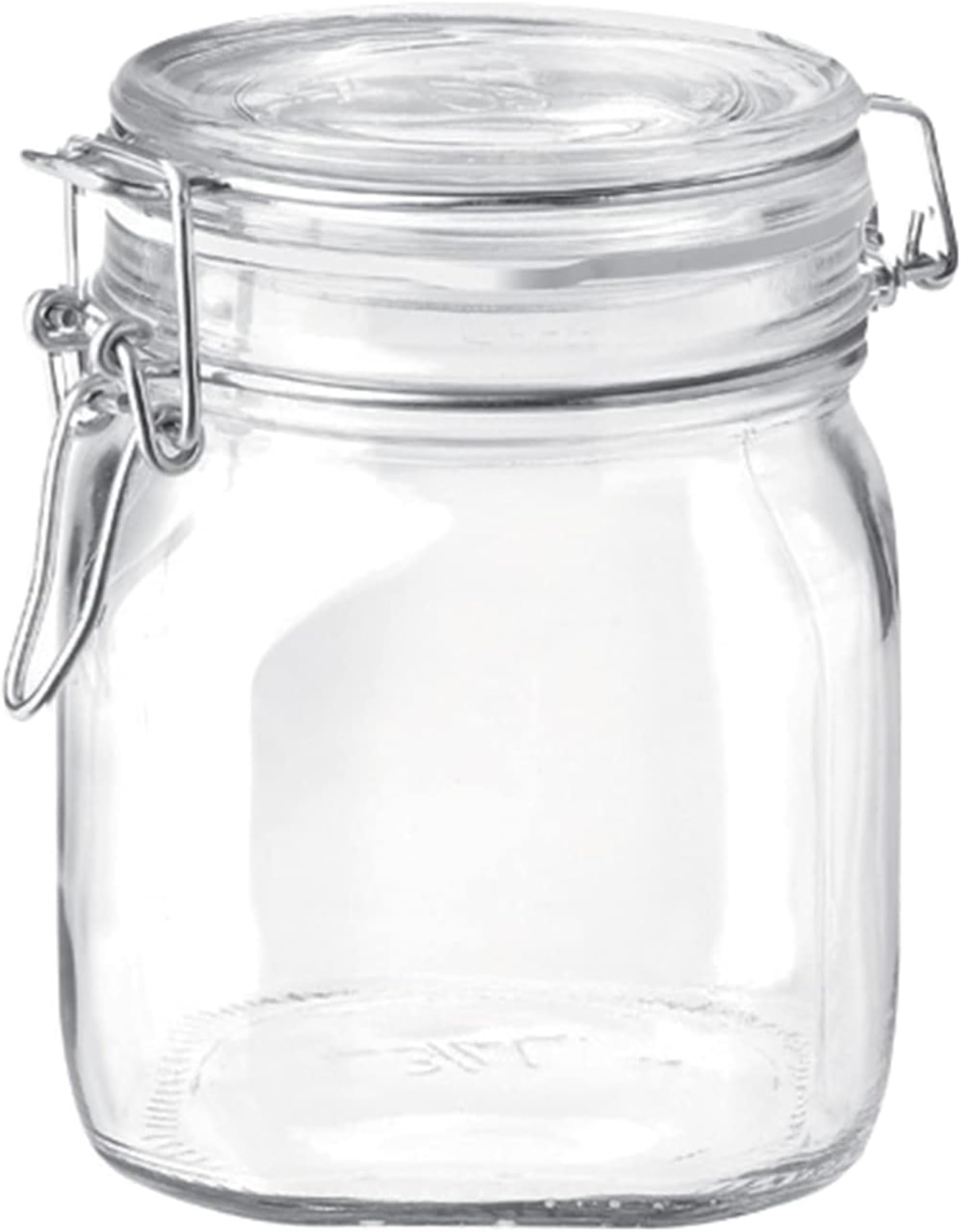 Bormioli Rocco SYNCHKG009319 B0727PL21D Fido Glass Canning Jar Italian.75, Clear