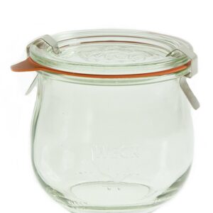 Weck 746 1/5 Liter Tulip Jar, 12.5 Oz - Set of 6