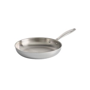 tramontina fry pan stainless steel tri-ply clad 10-inch, 80116/005ds