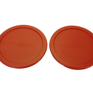 Anchor Hocking 30% Stronger Replacement Lid 2 x 7 Cup / 1.7 L / 1.75 qt, Red, Round, Improved