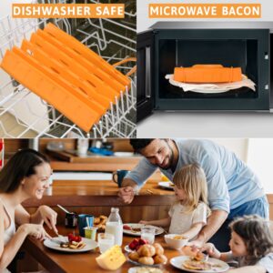 Bad Boy Microwave Bacon Cooker - Crispy Bacon Cooker For Microwave Oven - Microwave Cookware for Crispy, Healthy, and Low Bacon Grease Cooked Bacon - Pack of 1 Bacon Maker