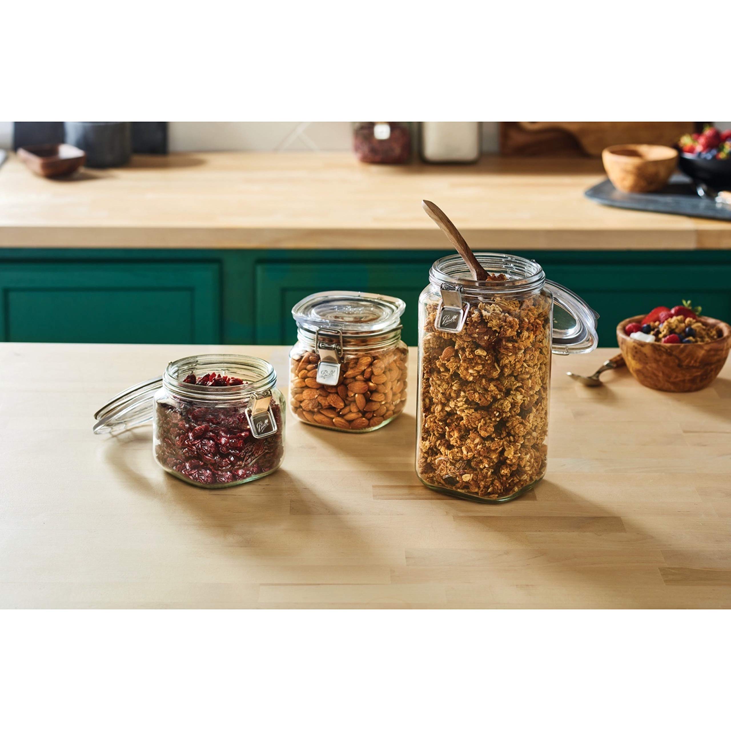 Ball Storage Latch Jars, 3-Pack