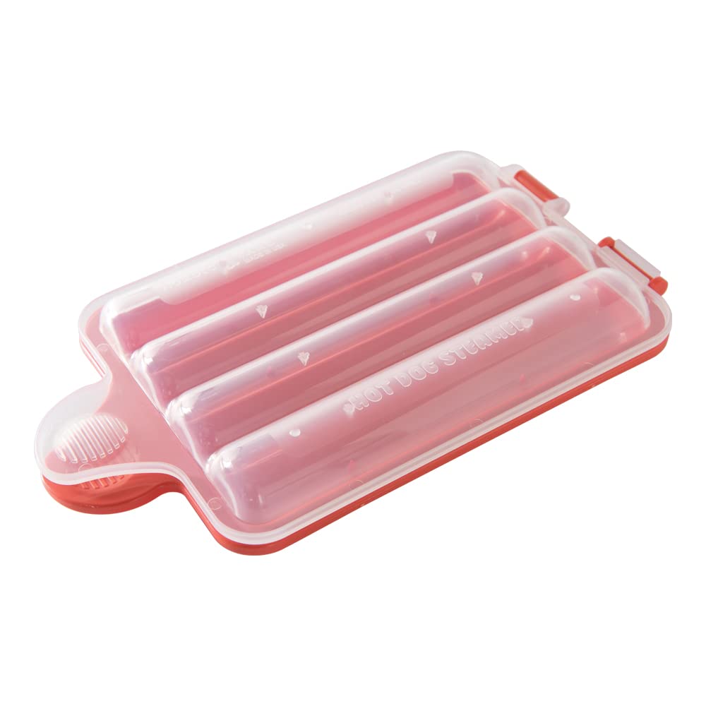 Nordic Ware Hot Dog Steamer,Red, TRV213677