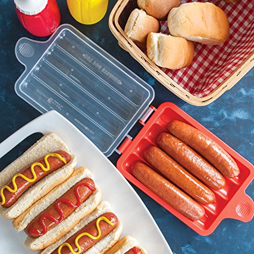 Nordic Ware Hot Dog Steamer,Red, TRV213677