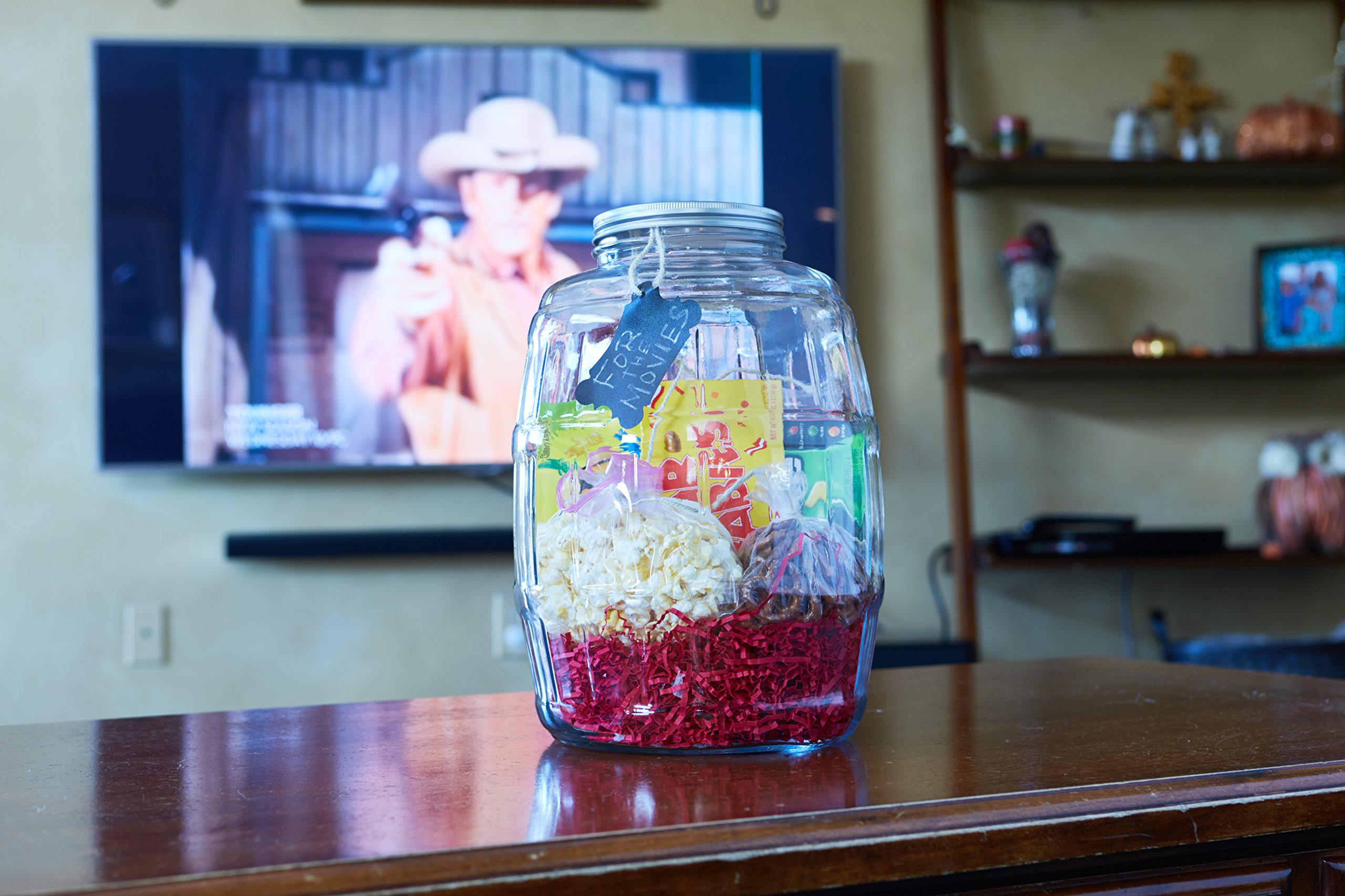 Anchor Hocking 2.5 Gallon Glass Barrel Jar with Lid