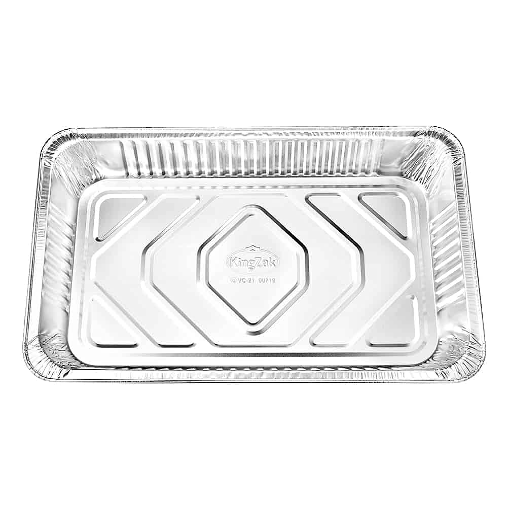 Aluminum Pans Full Size, Large Disposable Roasting & Baking Pan, 21"x13" Deep Foil Pans (50 Pack) Extra Heavy Duty Chafing Trays for Hotels, Restaurants, Caterers, Steam Table, Buffets & Bakeware