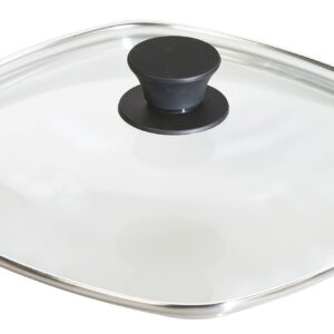 Lodge Manufacturing Company GLSQ10 Tempered Glass Lid, 10.5", Clear