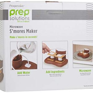 Progressive Prep Solutions Microwave S'mores Maker, Brown/White