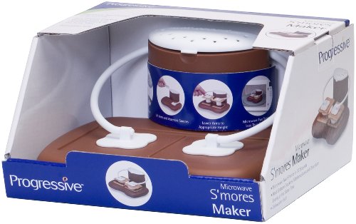 Progressive Prep Solutions Microwave S'mores Maker, Brown/White