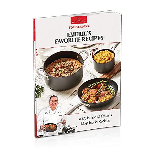 Emeril Everyday Forever Pans Hard-Anodized Cookware, 10-Piece Pots and Pans Set Nonstick with Utensils, Induction Compatible by Emeril Lagasse, Black 10 Piece Set OPEN BOX