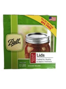 ball regular mouth jar lids 4 pack