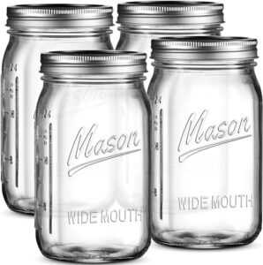 sewanta wide mouth mason jars 32 oz. (26) (12)