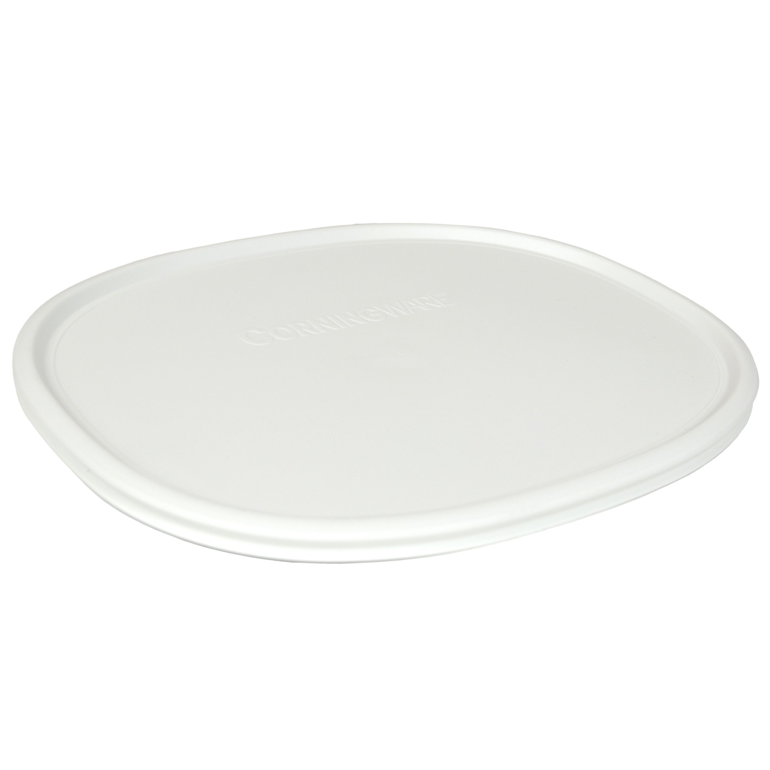 CorningWare French White 1.5 Quart Oval Casserole Bundle: 1.5 Oval with Plastic Lid