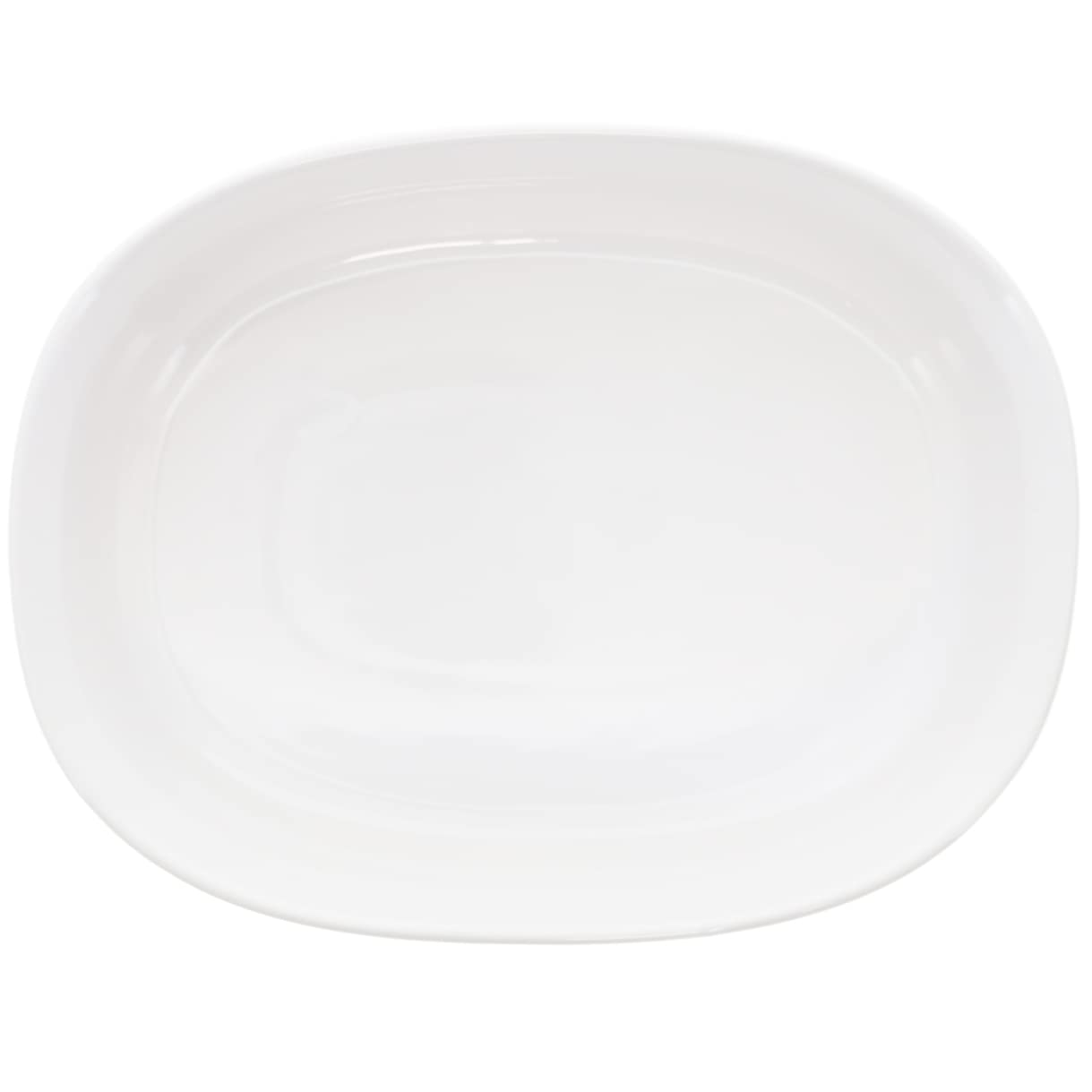 CorningWare French White 1.5 Quart Oval Casserole Bundle: 1.5 Oval with Plastic Lid