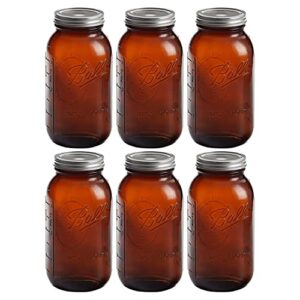 JAR CANNING AMBR 1/2GAL