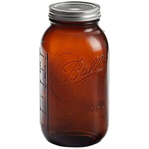 JAR CANNING AMBR 1/2GAL