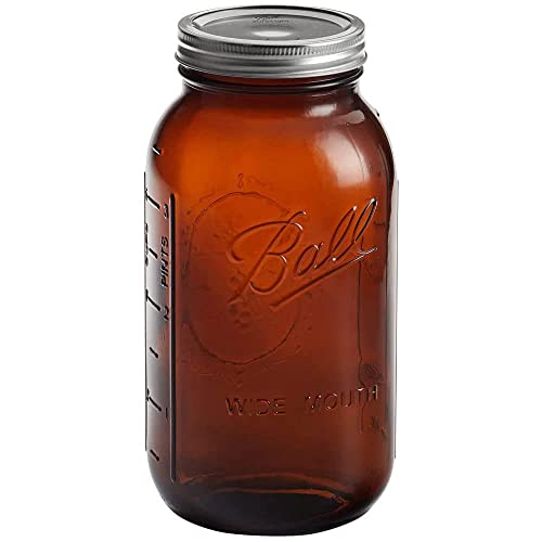 JAR CANNING AMBR 1/2GAL