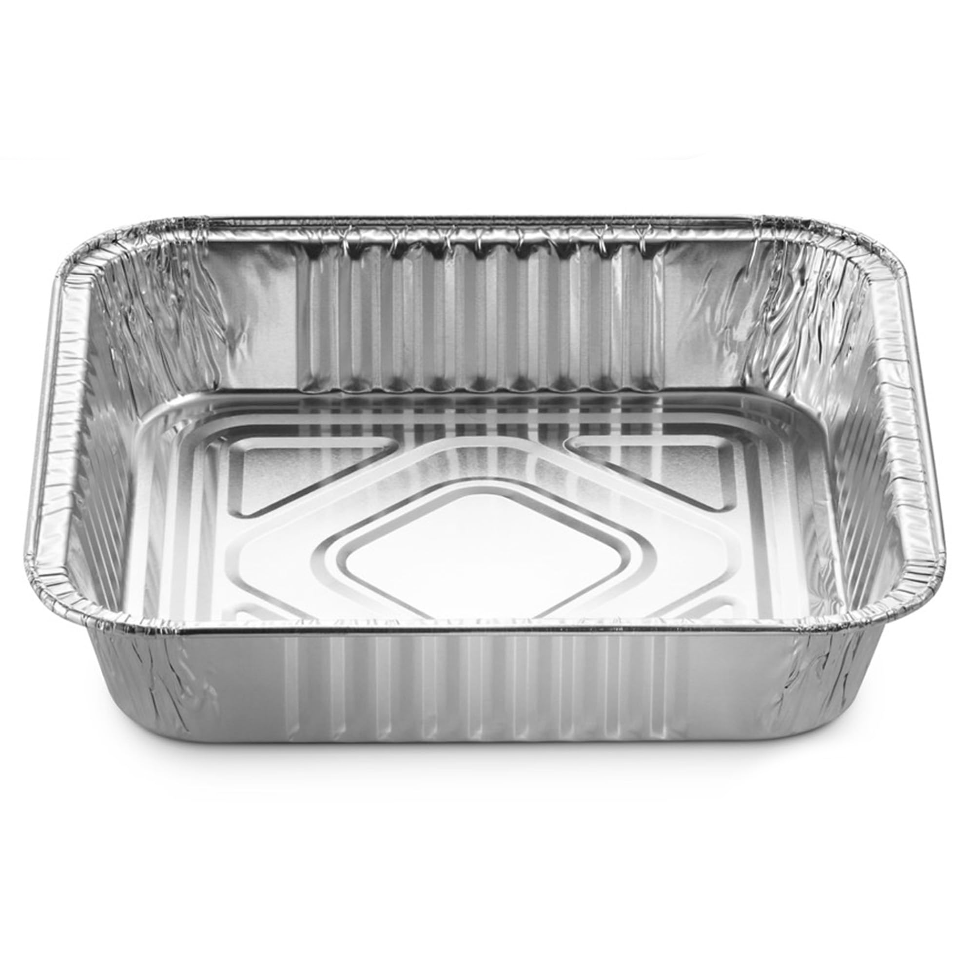 MontoPack 9” Disposable Aluminum Foil Square Baking Pans | 9 x 9 Cake Pan Tin for Broiling, Toaster Oven, Meal Prep, Roasting, Take Out | Perfect for Brownie & Lasagna Trays | 20 Pack