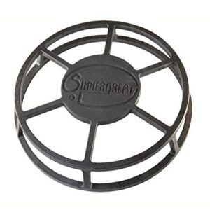 SIMMERGREAT - CAST IRON COOKWARE, STOVE TOP HEAT DIFFUSER, TEMPERATURE CONTROL, PARTIAL FLAME GUARD