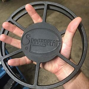 SIMMERGREAT - CAST IRON COOKWARE, STOVE TOP HEAT DIFFUSER, TEMPERATURE CONTROL, PARTIAL FLAME GUARD