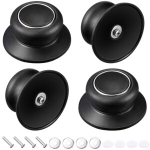 4 pieces pot lid knob pan lid holding handle universal kitchen cookware lid replacement knob