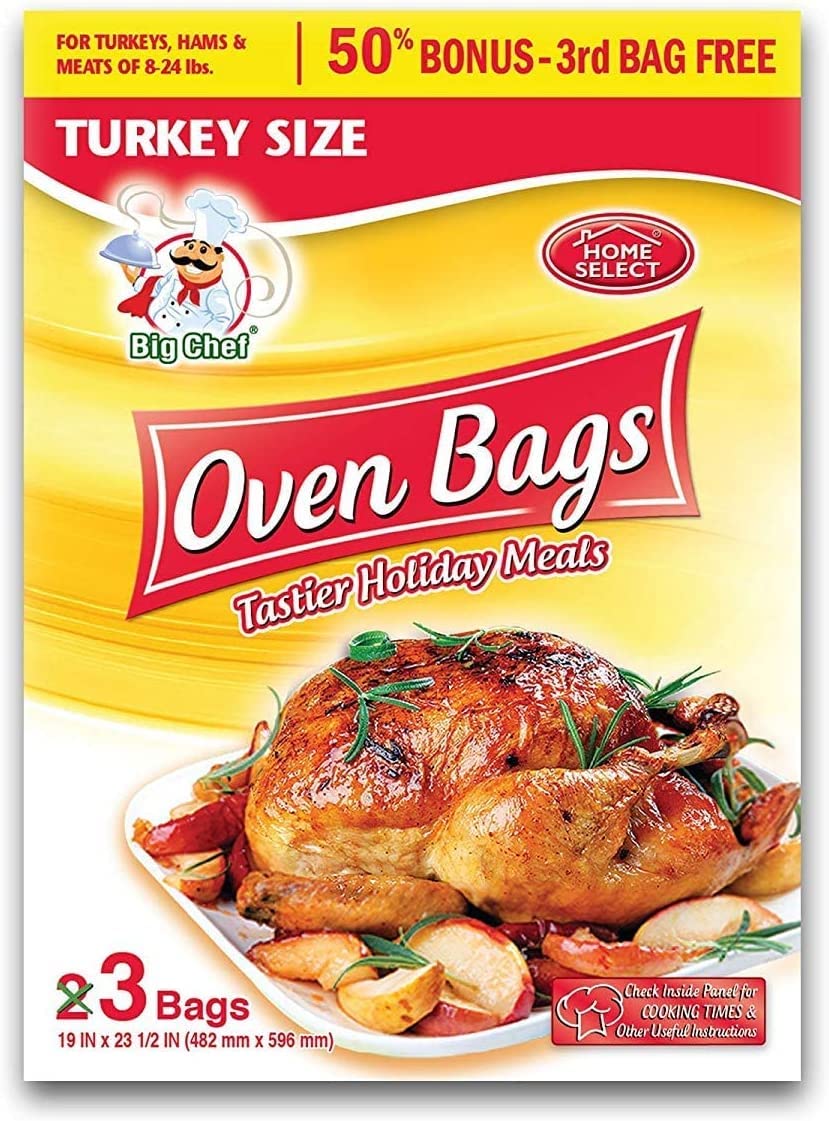 Home Select Oven Bags Turkey Size - 3 Ct. (Pack of 2)6