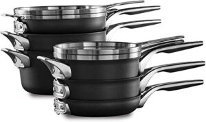 calphalon premier space saving nonstick 10 piece set