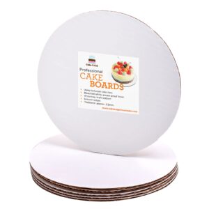 8" Round Coated Cakeboard, 6 ct.