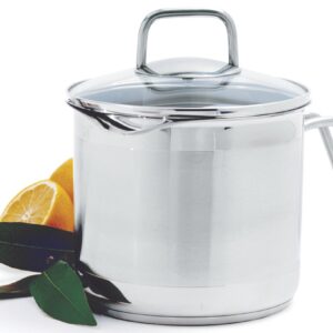 Norpro 8 Cup Multi Pot with Straining Lid, 1.9 Liter, Silver