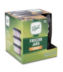 ball freezer jars 8 oz half pint 3pk